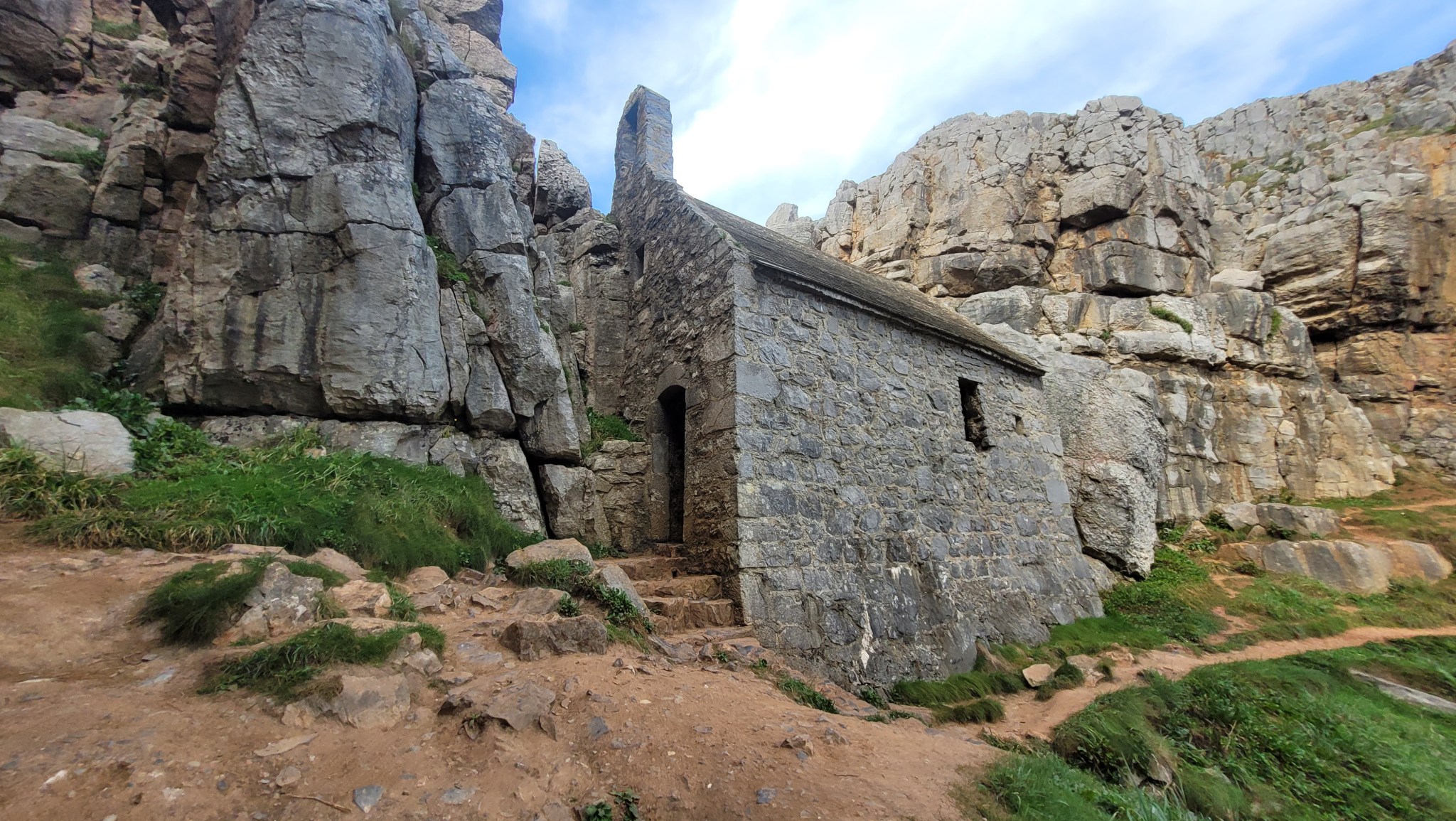St Govan’s Chapel – CoralJackz – That History Couple